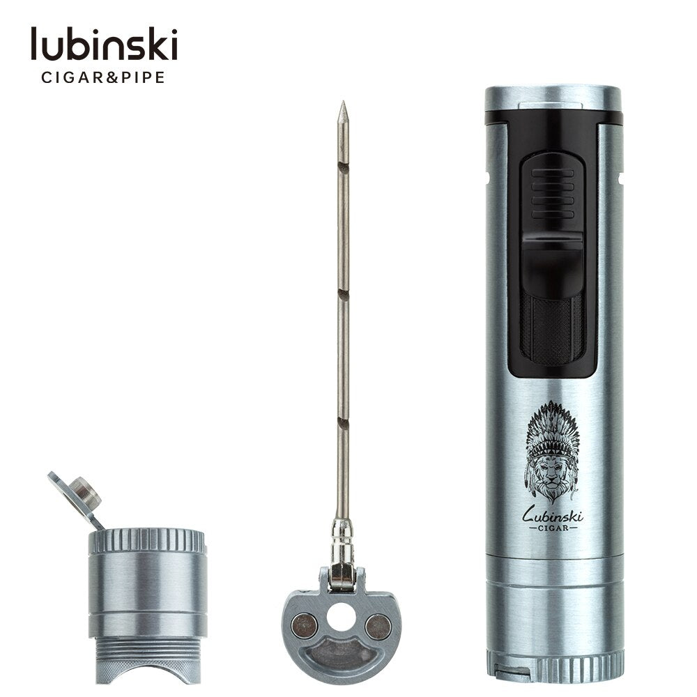 Luxury Lubinski Cigar Lighter with Multifunction Features