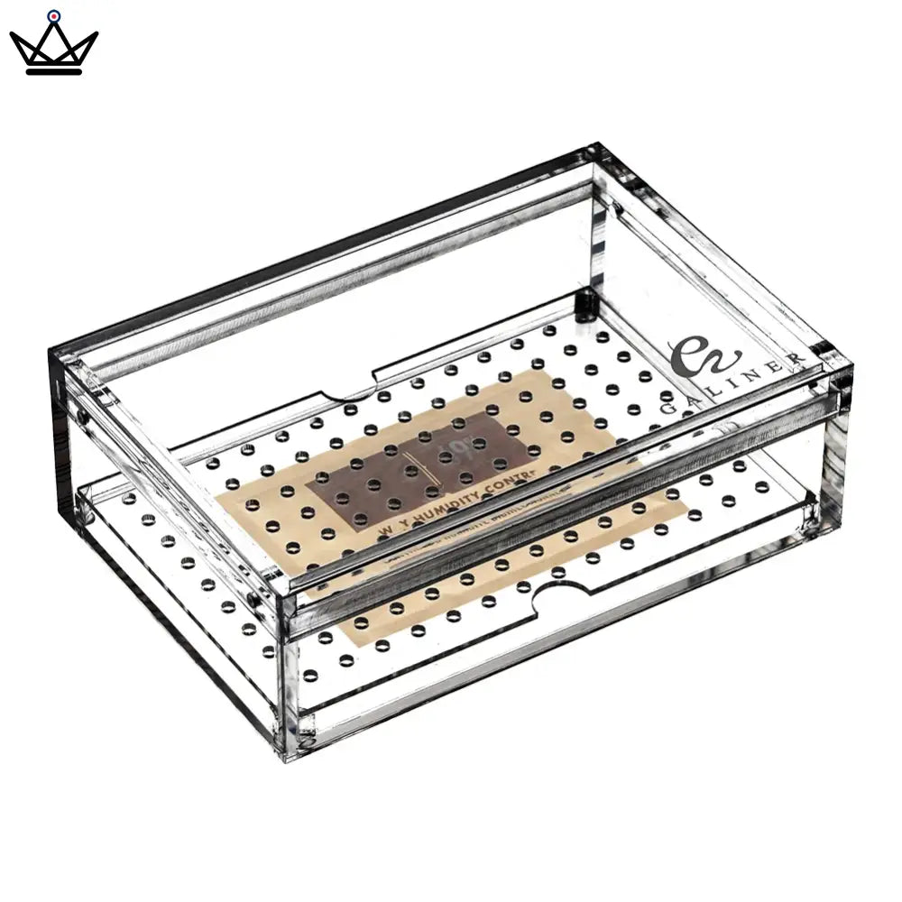 Transparent Acrylic Cigar Humidor Box - Ideal Preservation