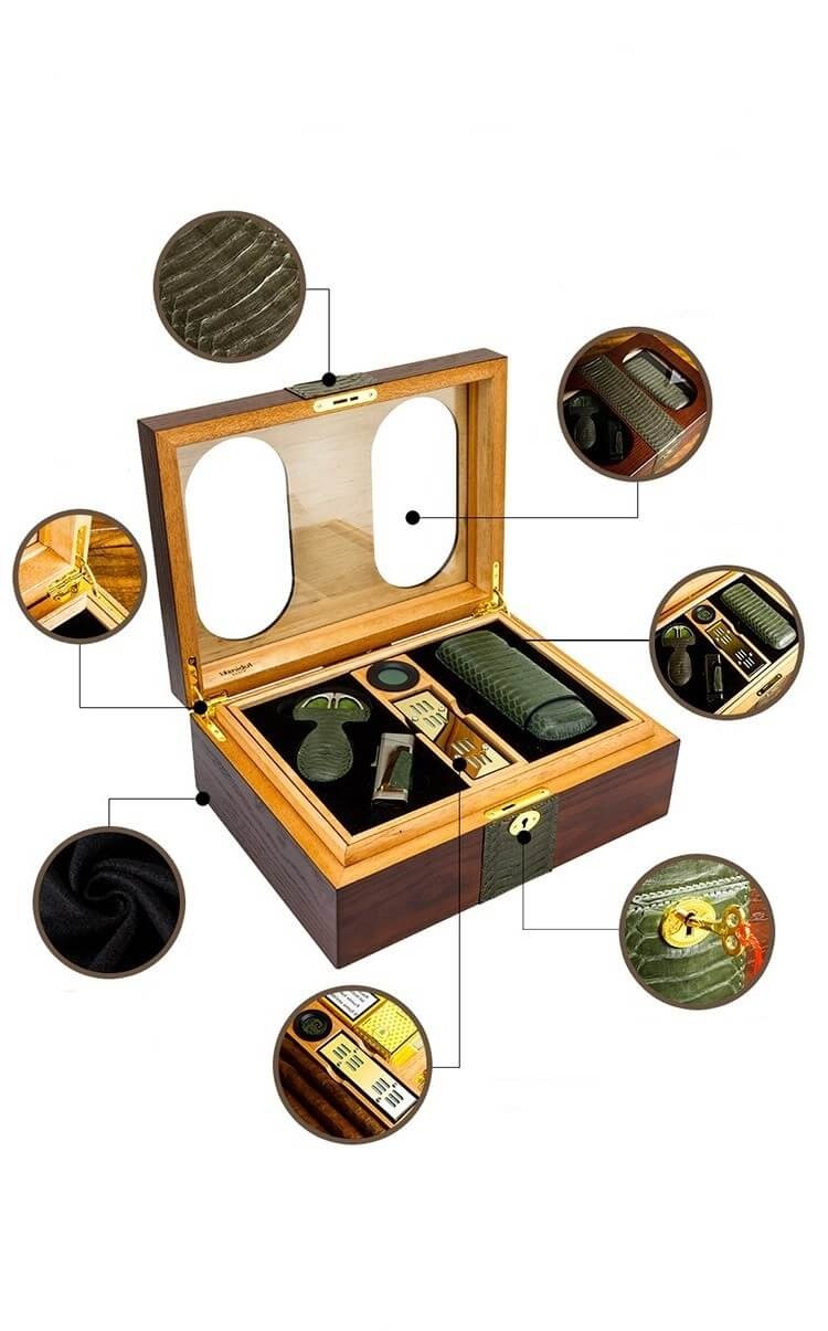 Buy Luxury Cigar Gift Box with Accessories